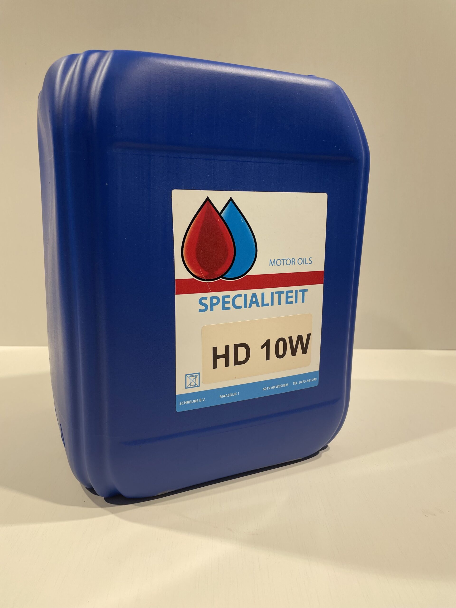 HD SAE 10W Motor Oil 10 Liter - Schreurs Wessem BV